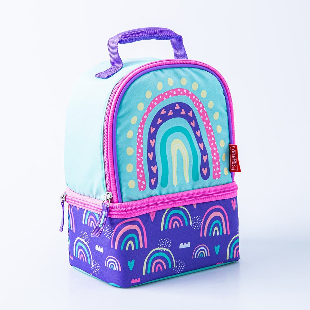 THERMOS® Dual-Compartment SOFT Lunch Kit, Mint/Rainbow – Han Star Co.